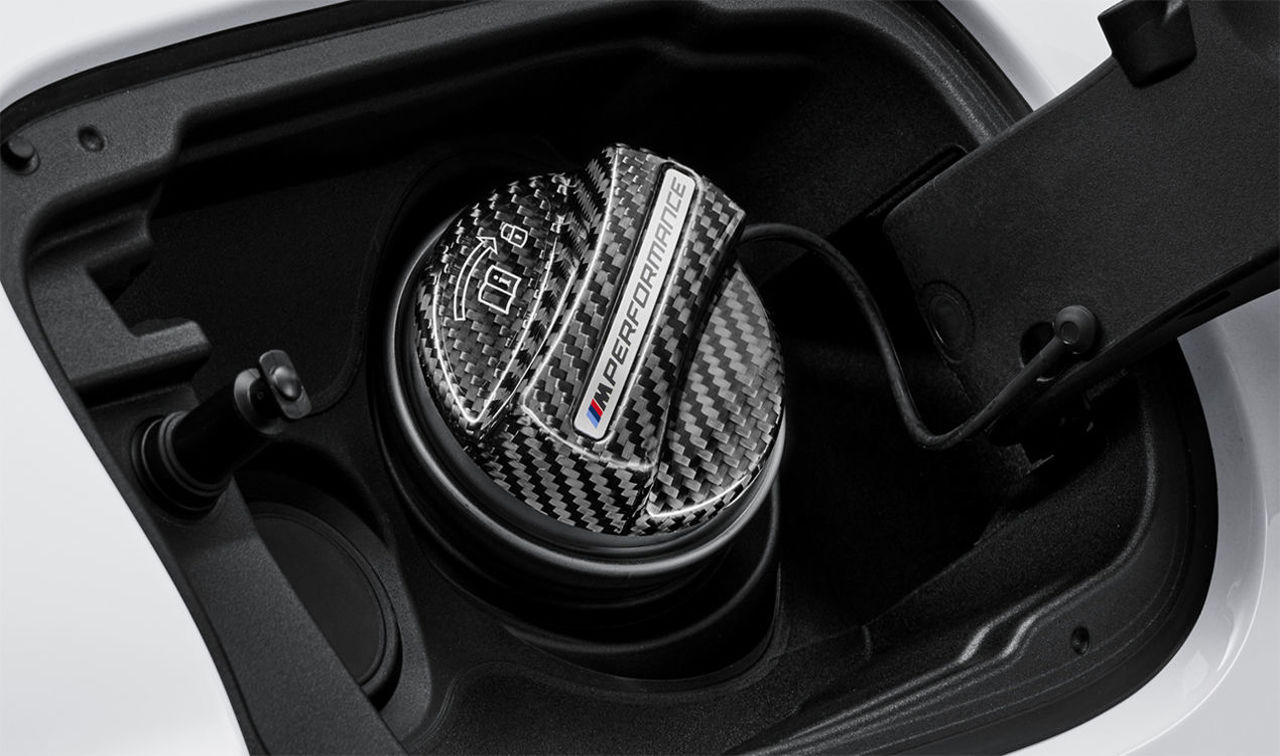 BMW M Performance Carbon Fibre Fuel Filler Cap Cover (all BMW, 2010 ...