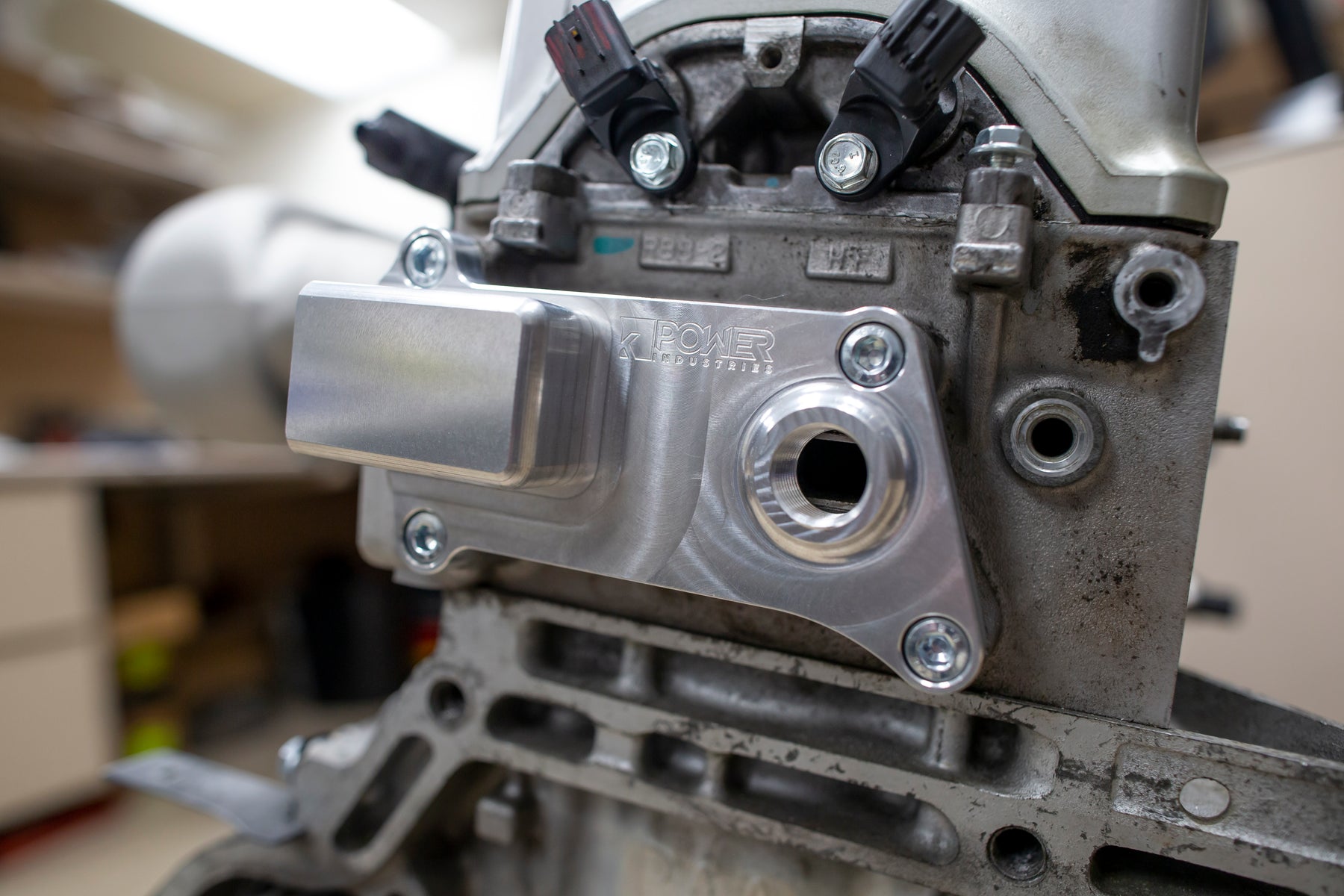 KPower Upper Coolant Neck (Honda K24A2) - Hack Engineering