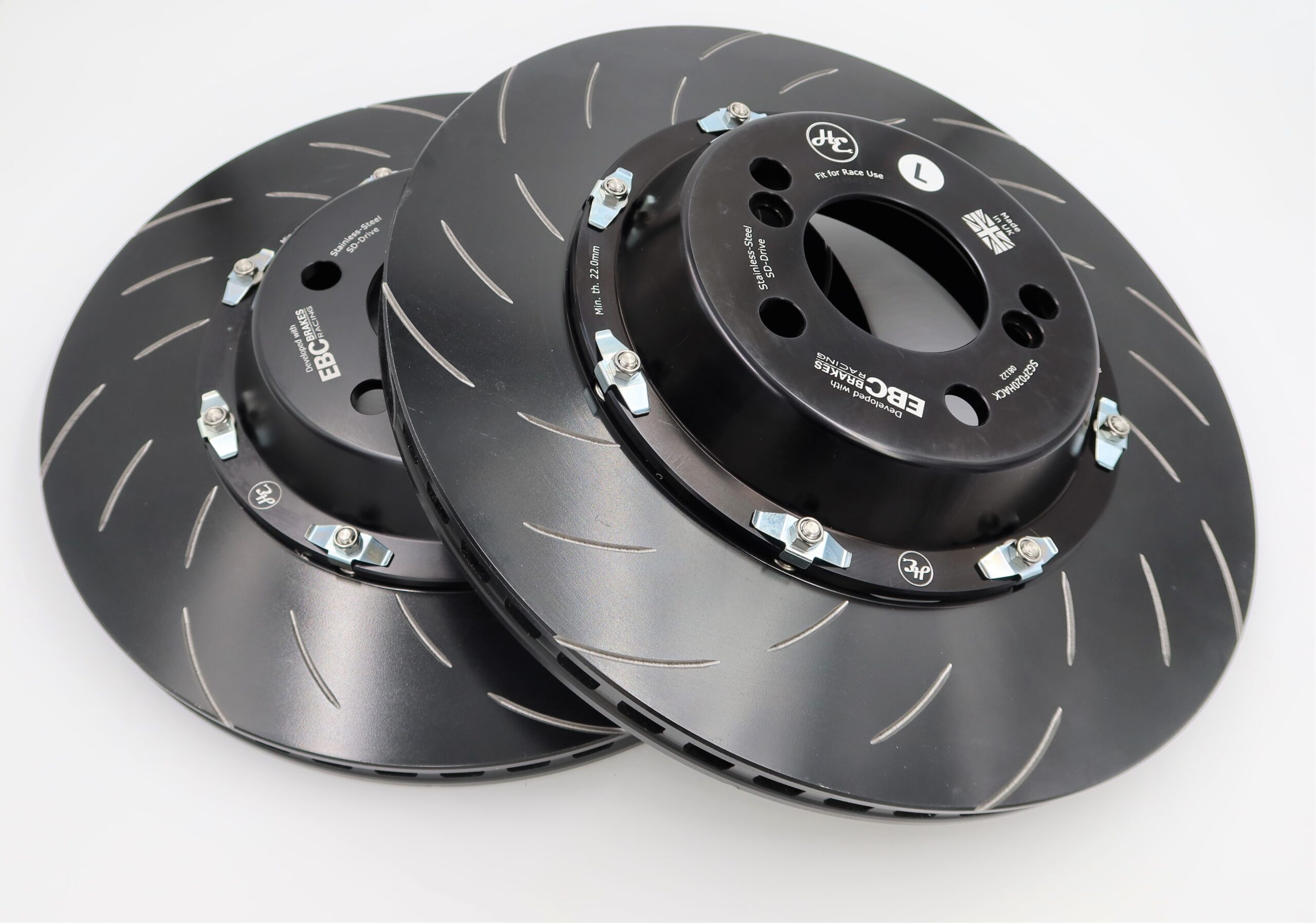 EBC Hack Engineering Two-Piece Brake Discs, Rear (F8X M2/M2C/M3/M4 ...