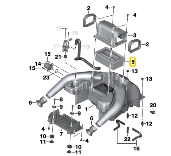 Air Filter Element - 13718529998 - Hack Engineering