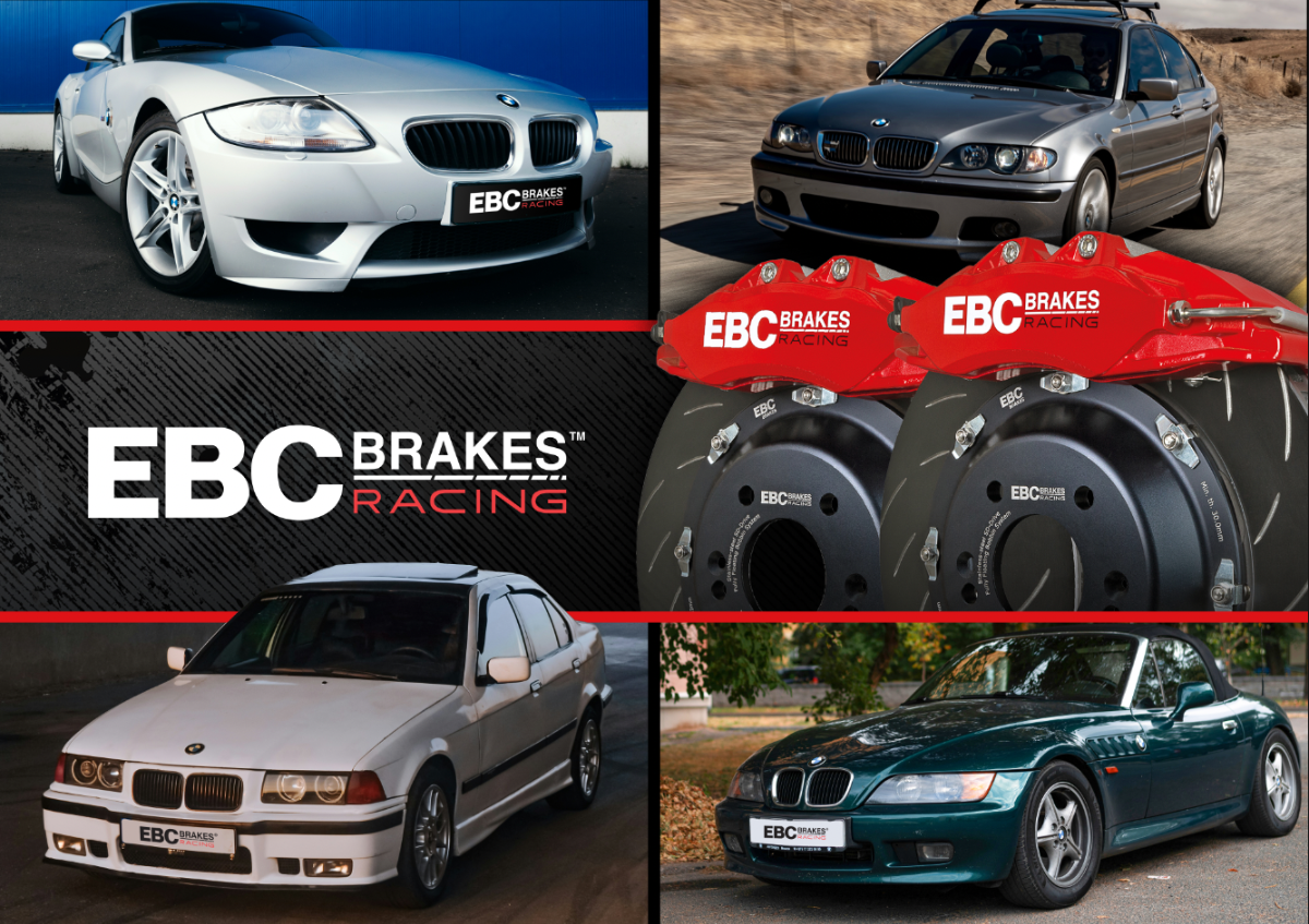 EBC Brakes Racing 355mm 6-Piston Big Brake Kit (E36/E46 3 Series, Z3 ...