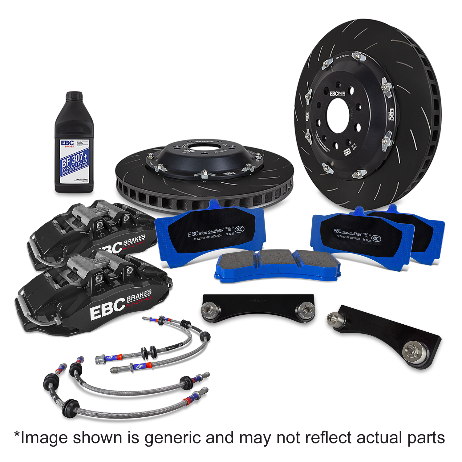 EBC Brakes Racing 380mm 6-Piston Big Brake Kit (E82 1M, E9X M3) - Hack ...