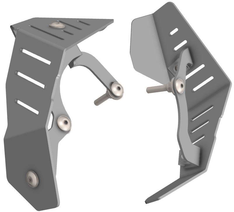 Crosspro Stainless Steel Throttle Position Sensor Guards (R1300GS ...